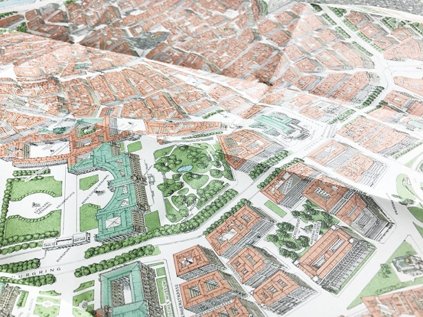 Der einzigartige Plan der historischen Wiener Altstadt
